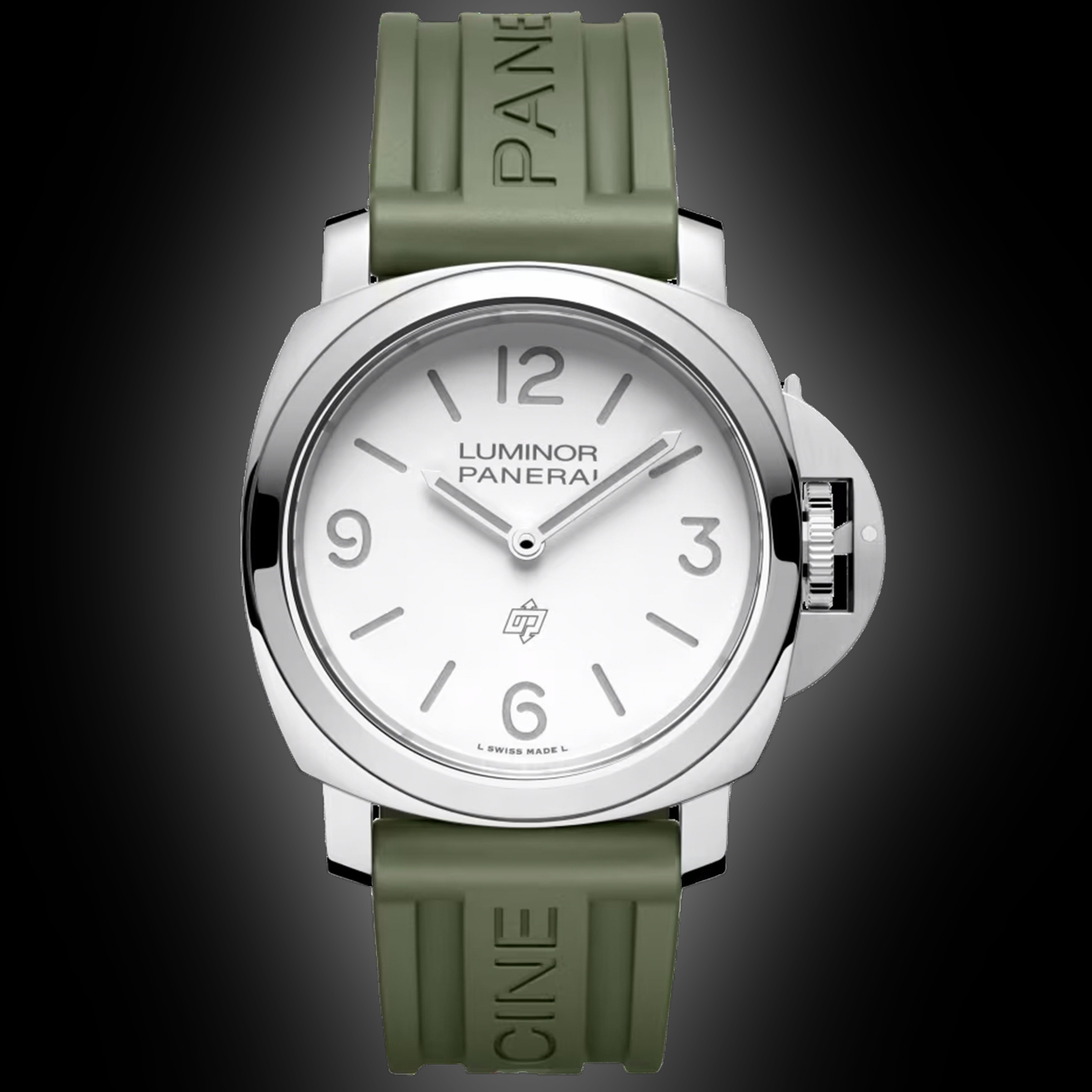 Panerai Luminor Base Logo 01087 White Dial, Steel, 44.0 mm, Manual Winding
