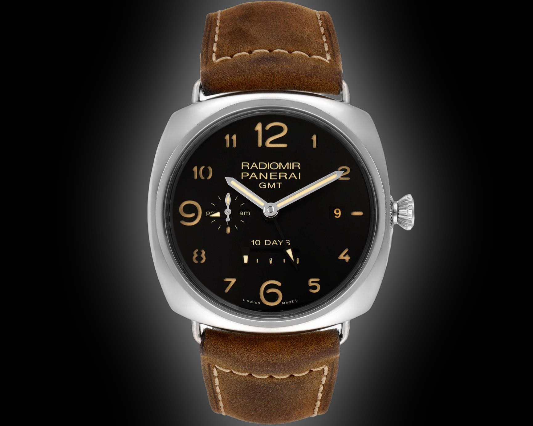 Panerai Radiomir 10 00473 Black Dial, Stainless Steel, 47.0 mm, Saudi ...