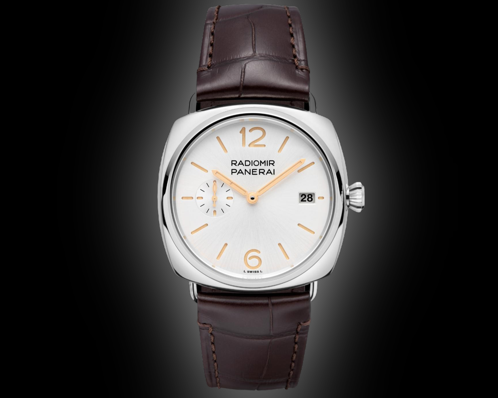 Panerai Radiomir Quaranta 01570 White Dial, Polished Steel, 40.0 mm ...