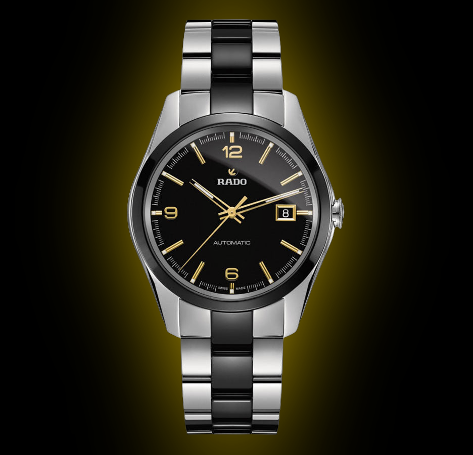 Rado Hyperchrome Black Dial Steel And Ceramica Men's Watch 3210