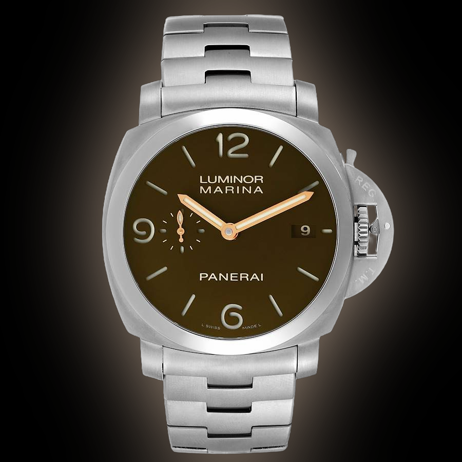 Panerai Luminor 1950 00352 Brown Dial, Titanium, 44.0 mm, Self Winding