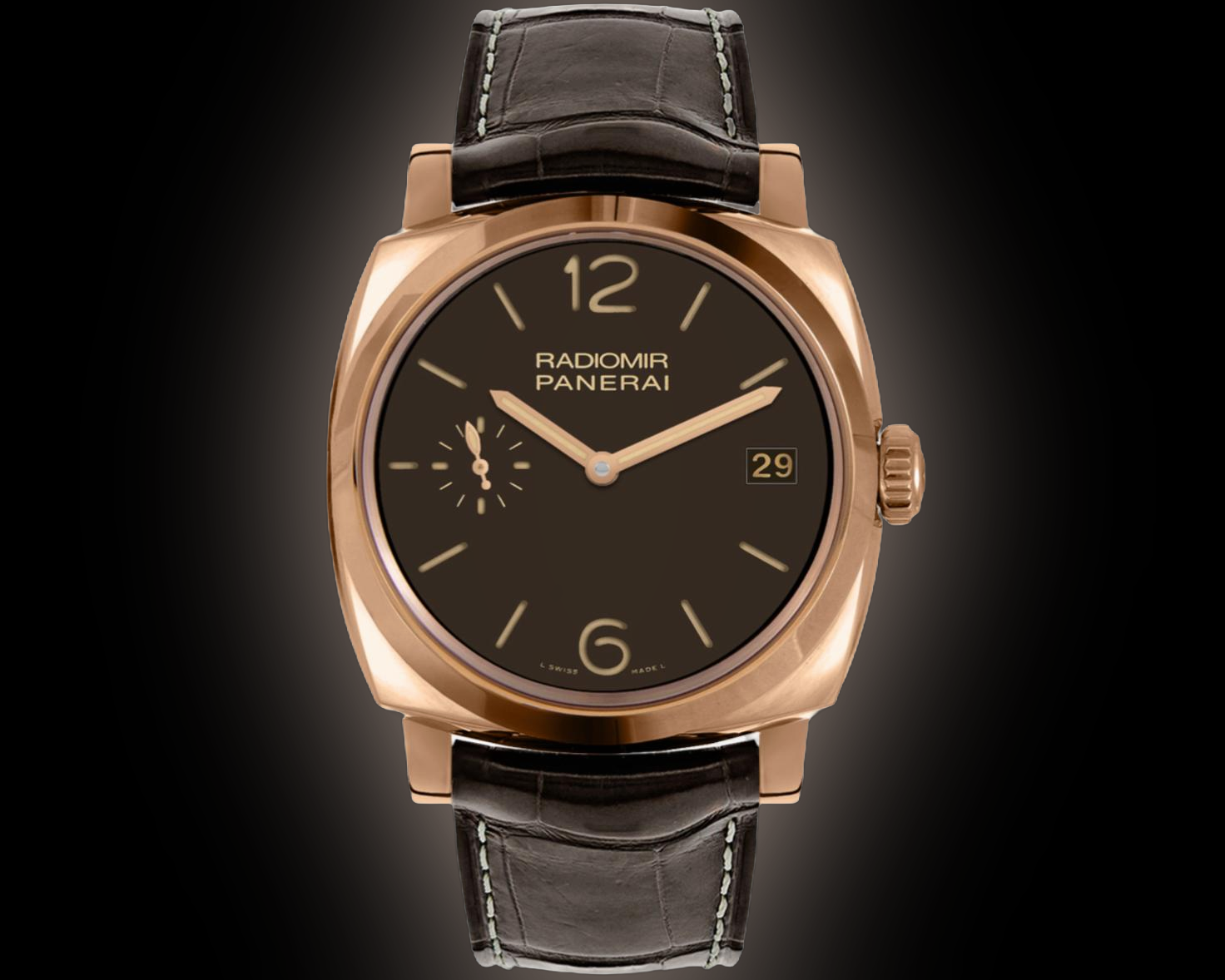 Panerai Radiomir 1940 00515 Brown Dial, Red Gold, 47.0 mm, Self Winding