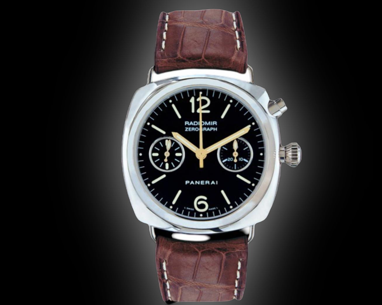Panerai Radiomir 00067 Black Dial, White Gold, 43.0 mm, Zerograph