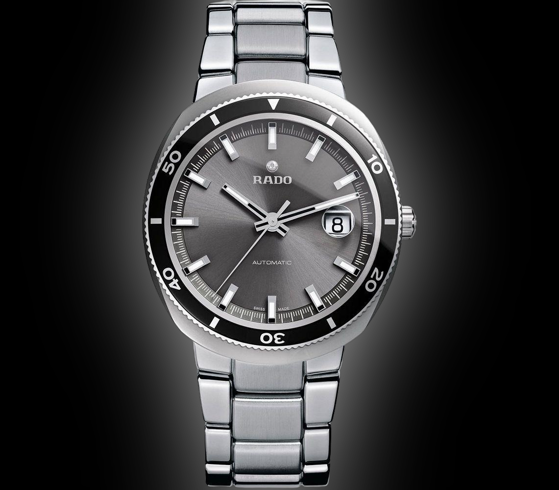 Rado D-Star 1595 Grey Dial, Stainless Steel, 42.0 mm, Automatic Men's Watch
