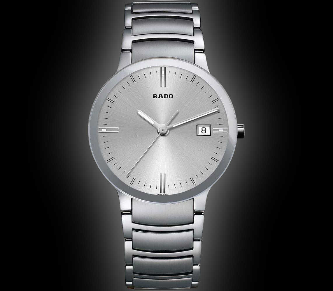Rado Centrix 3092 Silver Dial, Stainless Steel, Quartz, Men's Watch