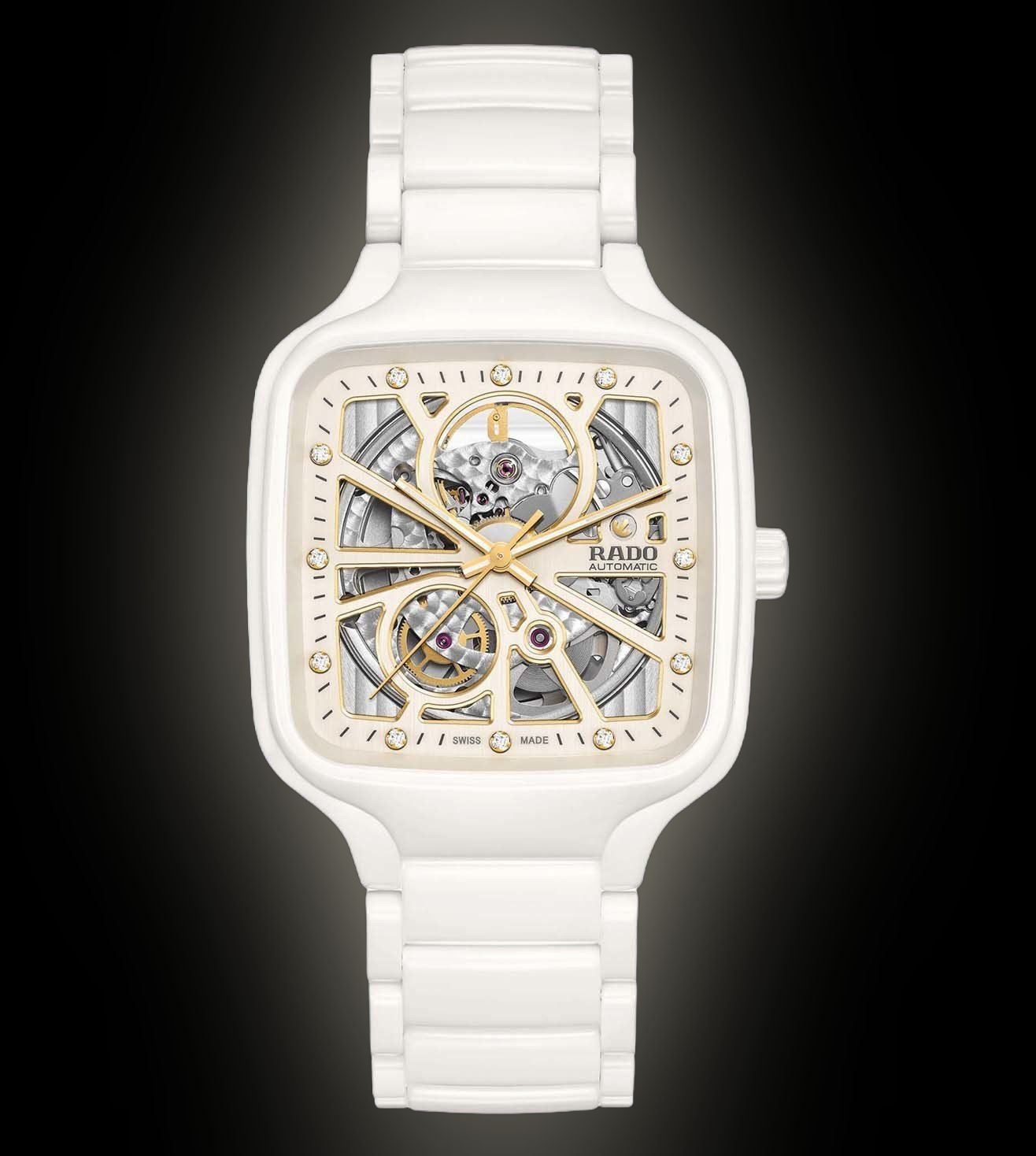 Rado True Square Automatic Open Heart High-Tech Ceramic R27073702