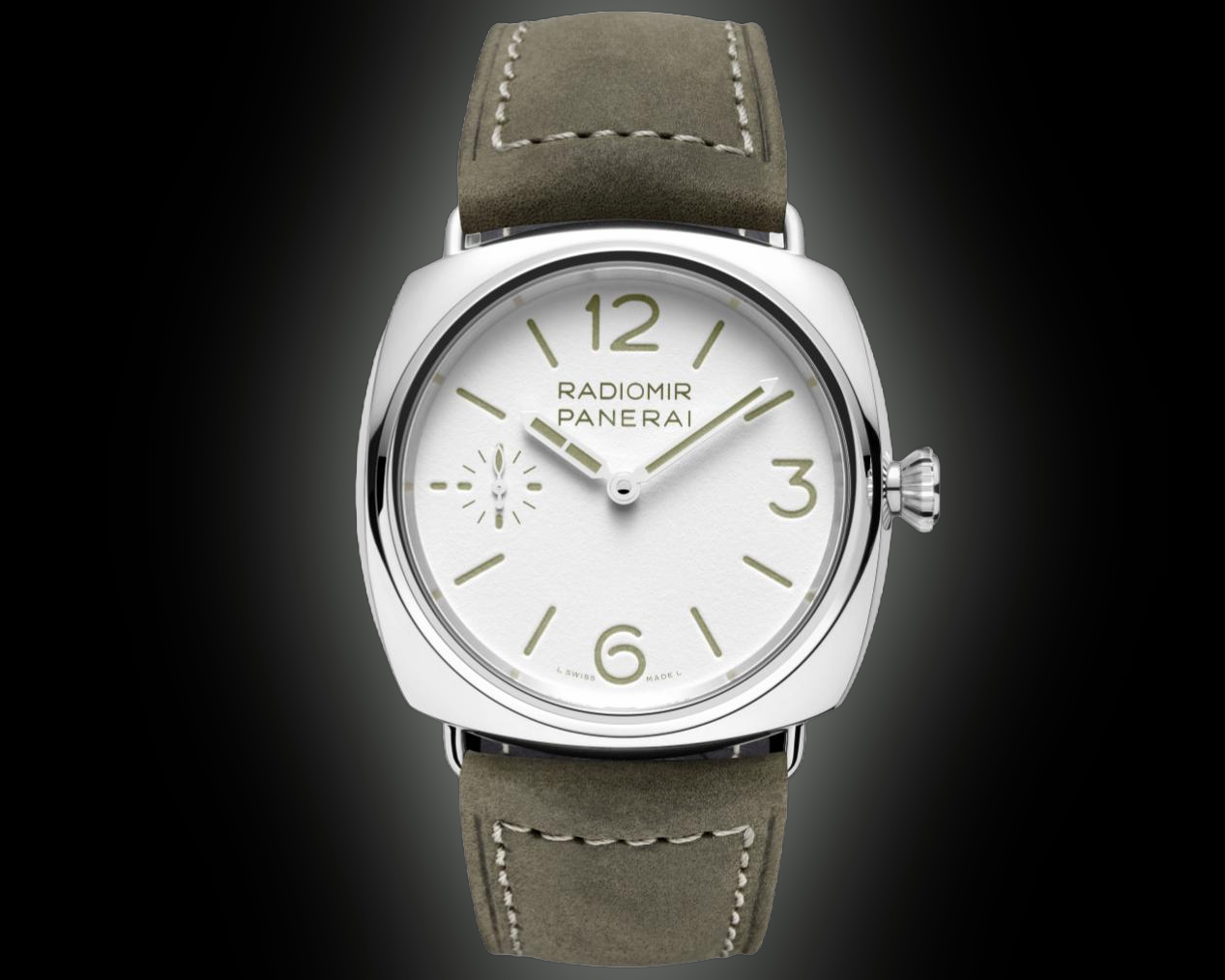 Panerai Radiomir Officine 01384 White Dial, Polished Steel, 45.0 mm ...
