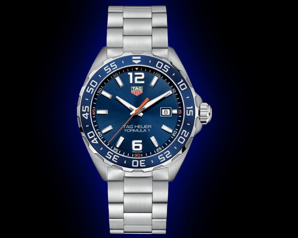TAG Heuer Formula 1 BA0842 Blue Dial, Steel, Date