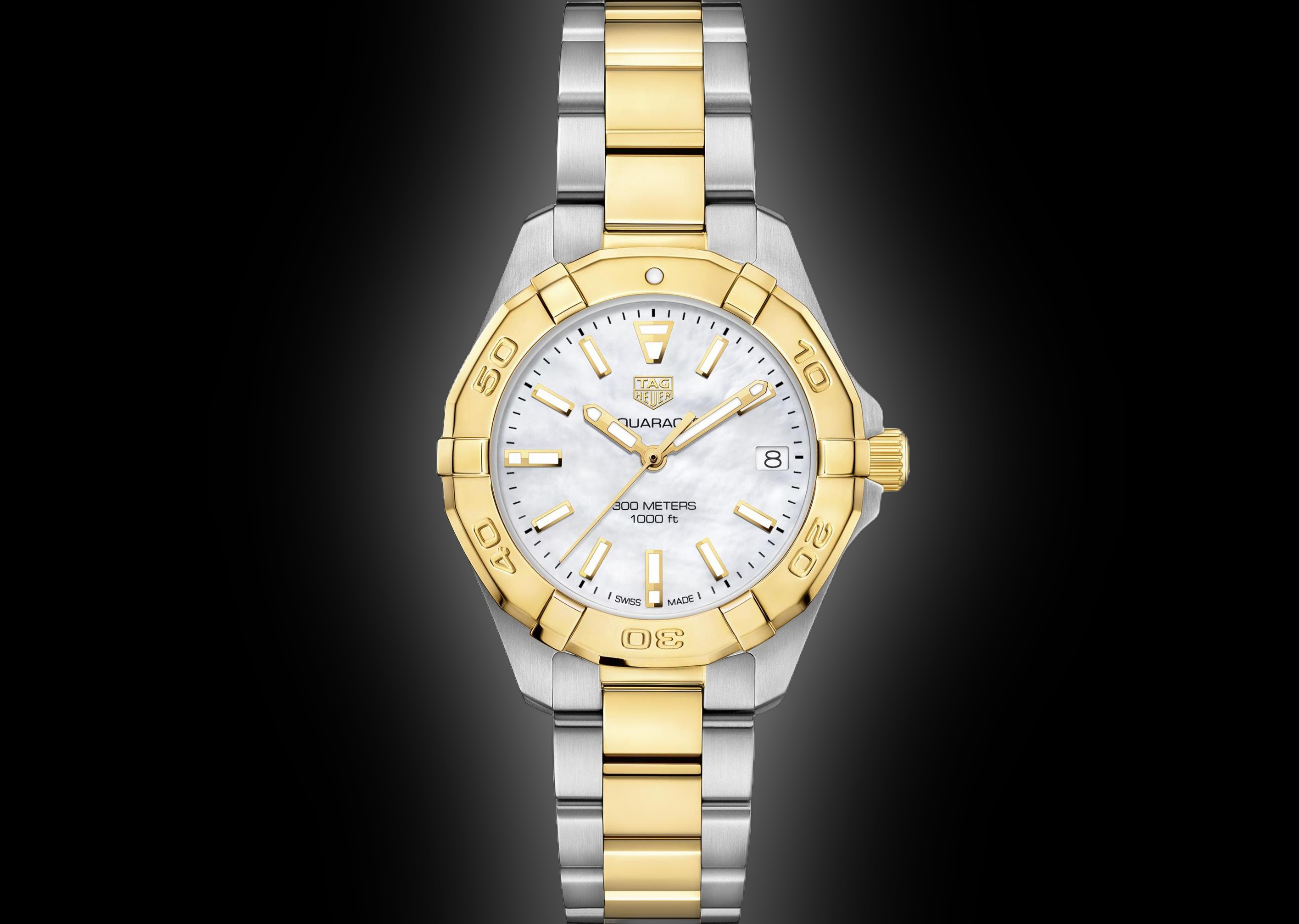 TAG Heuer Aquaracer BB0320 White Dial, Steel, Date
