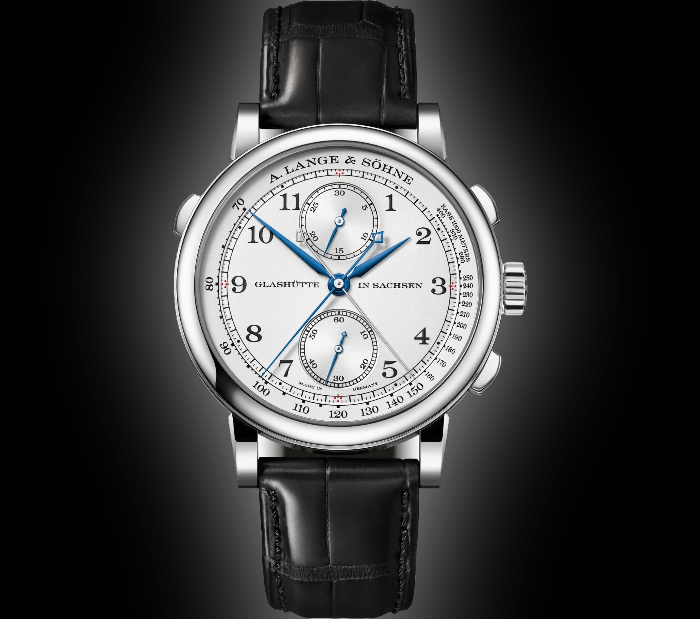 A. Lange & Söhne 1815 425 Argenté Dial, 950 Platinum, Rattrapante ...