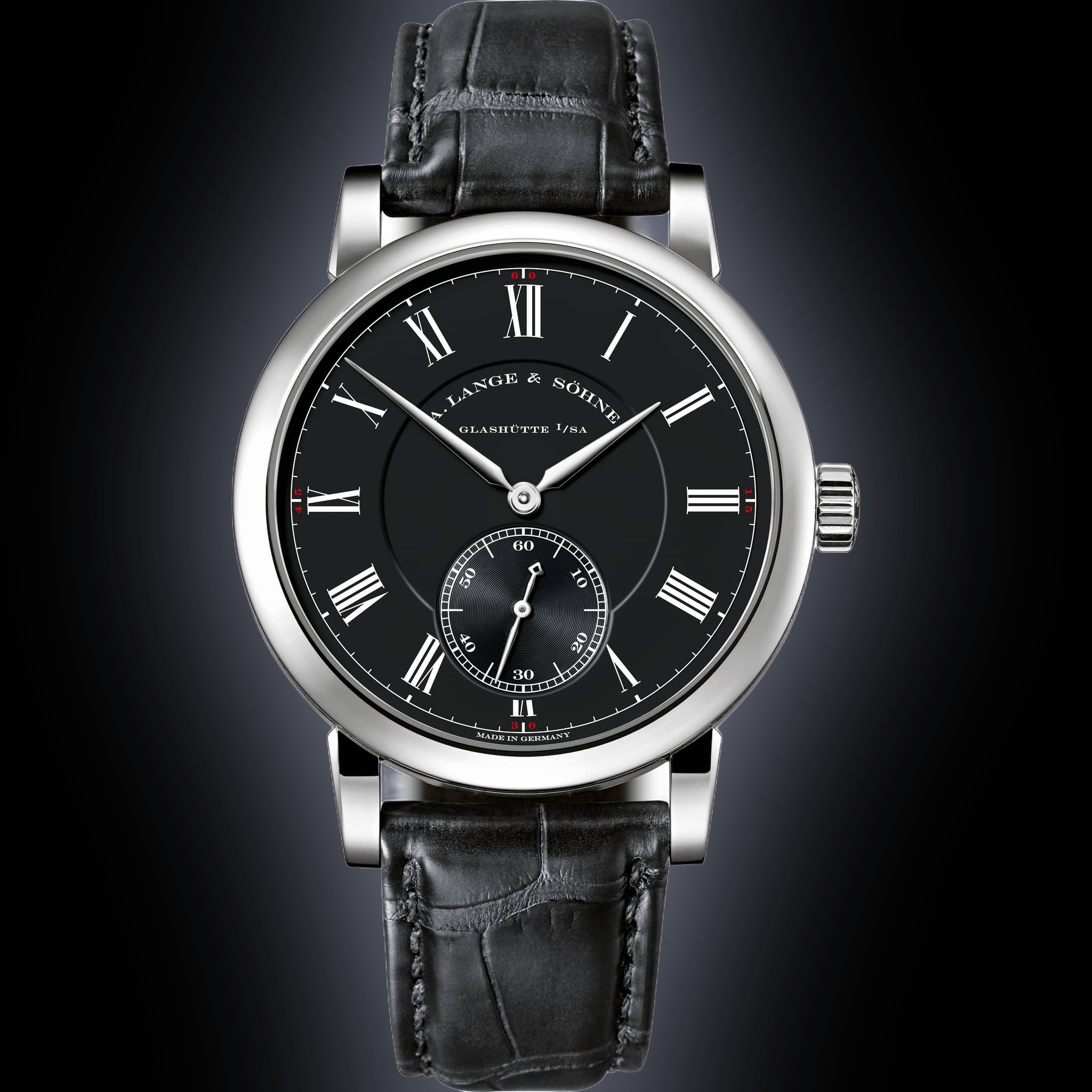 A. Lange & Söhne Richard Lange 260 Black Dial, 18 Carat White Gold ...