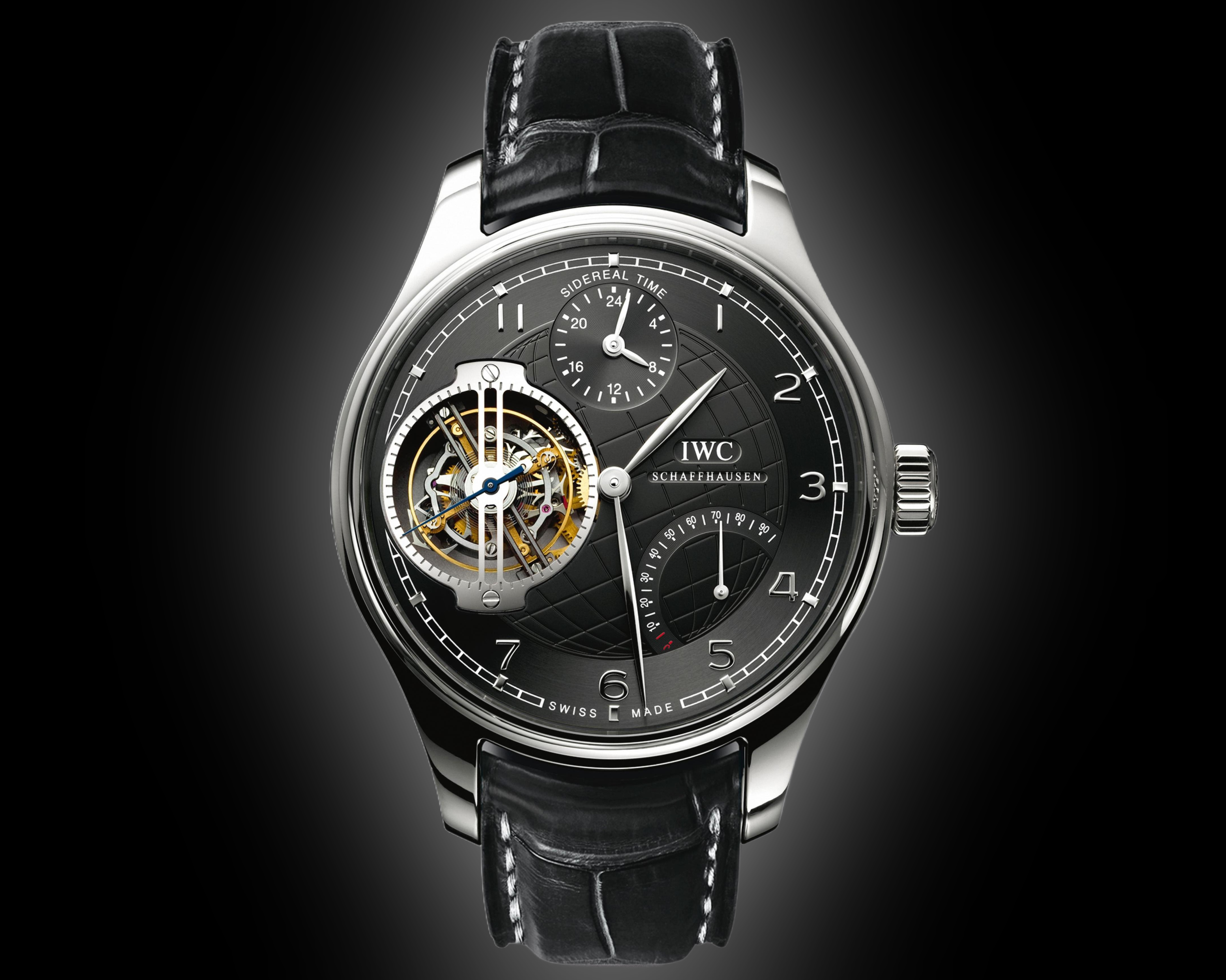 IWC Portugieser 5041 Black Dial, Platinum, 46.0 mm, Sidérale Scafusia
