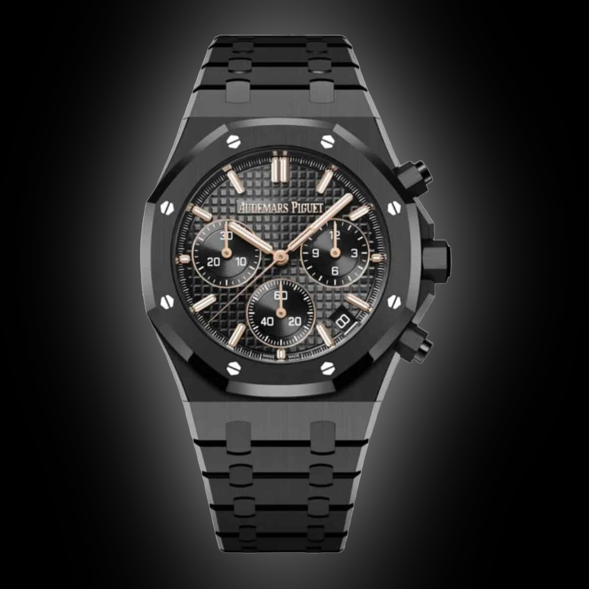 Audemars Piguet Royal Oak 26240 Black Dial, 41.0 mm, Chronograph, Self ...