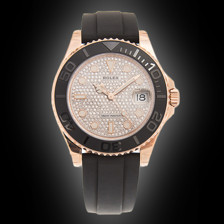 Rolex Yacht-Master 268655 Diamond Set Dial, 18kt Everose Gold, 37.0 mm ...