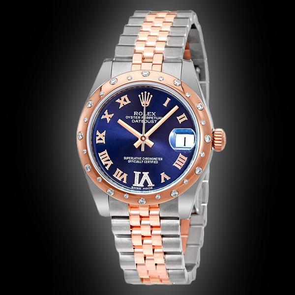 Rolex Datejust 31 178341 Purple Dial, Stainless Steel, 31.0 mm, Ladies ...