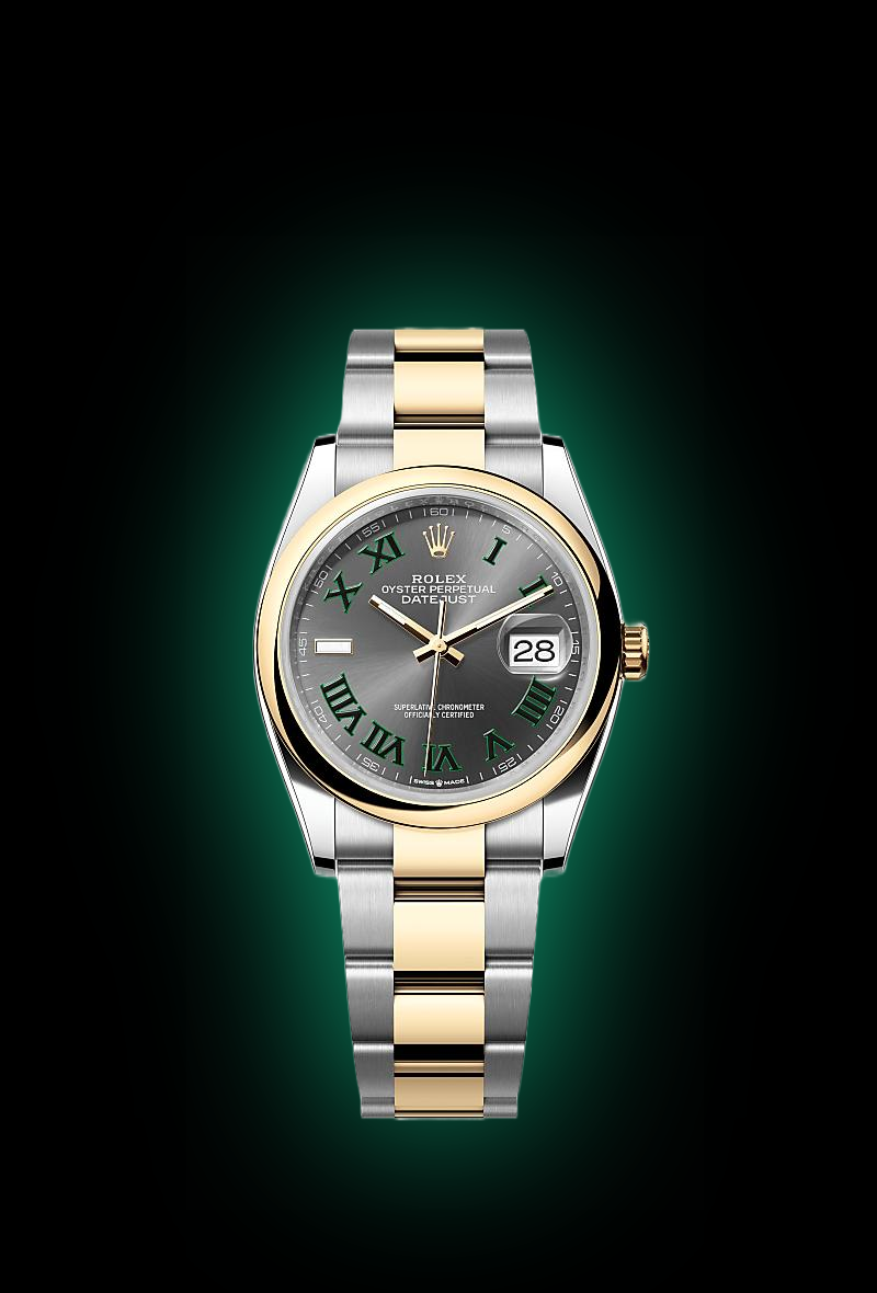 Rolex Datejust 36 126203 Slate Dial, Yellow Rolesor, 36.0 mm, Automatic