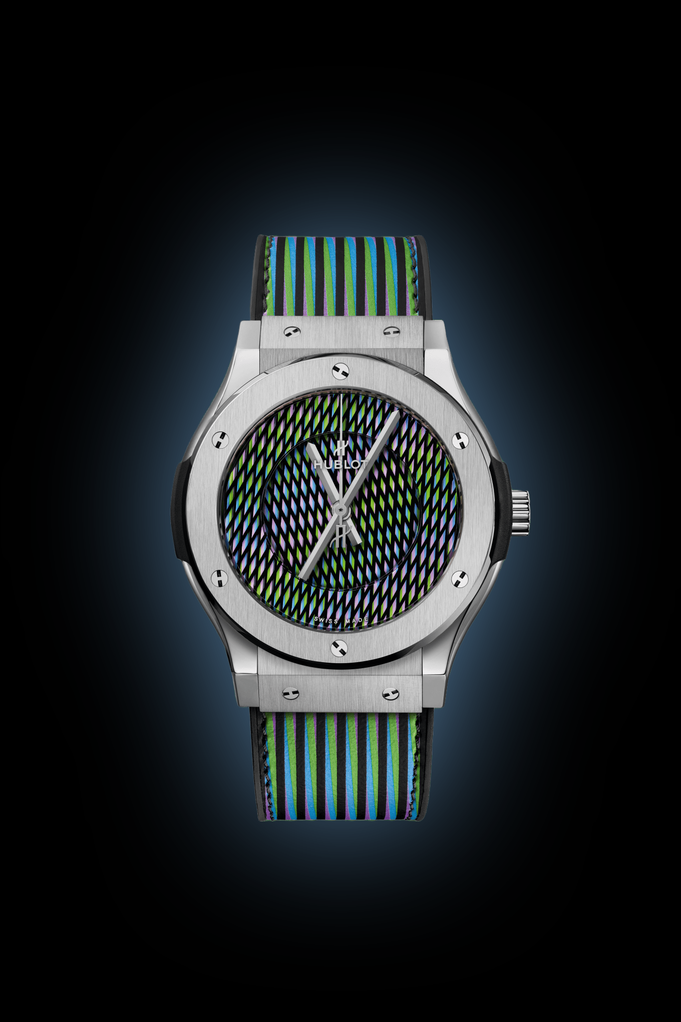 Hublot Classic Fusion Men's Watch Cruz Diez Pattern