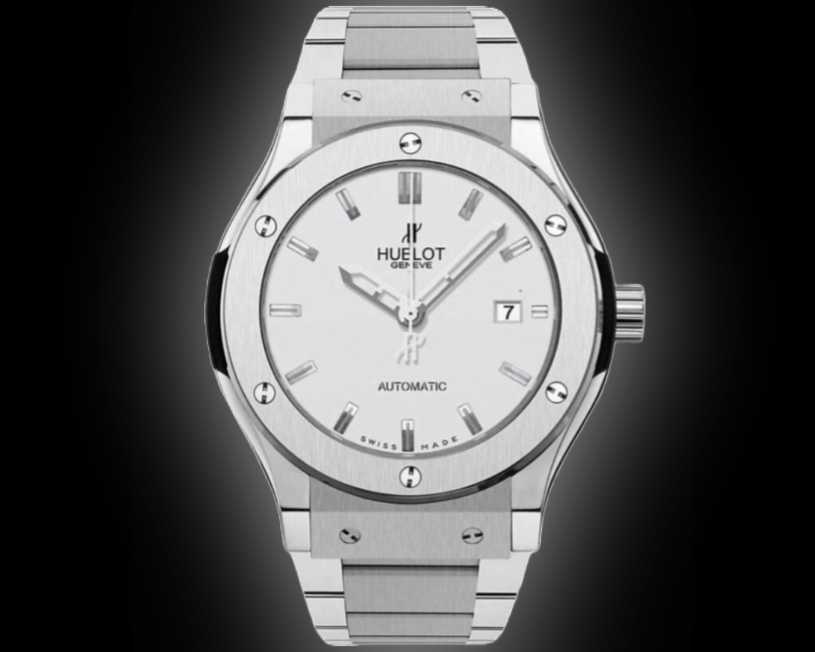 Hublot Classic Fusion 540.NX Silver-Tone Dial, Titanium, 45.0 mm, Self ...