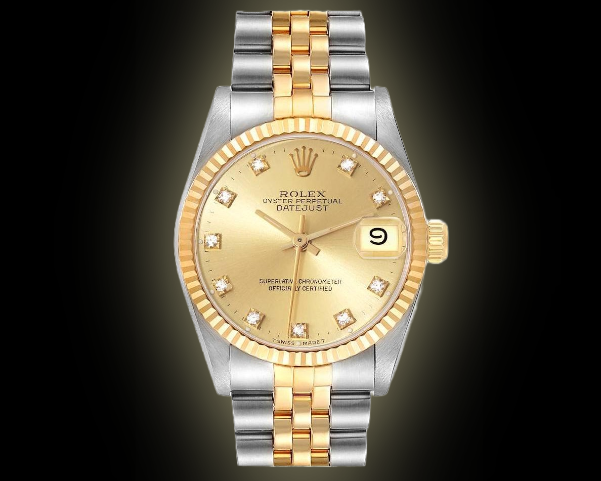 Rolex Datejust 16013 Champagne Dial, Stainless Steel, 36.0 mm ...