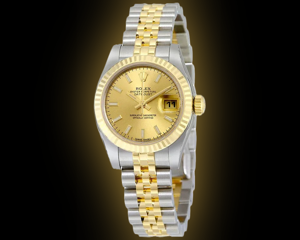 Rolex Lady-Datejust 26 179173 Gold Dial, 26.0 mm, Self Winding, Automatic