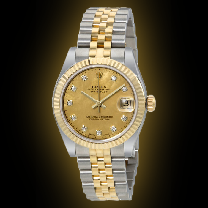 Rolex Datejust 178273 Gold Dust Dial, Stainless Steel, 31.0 mm, Ladies ...