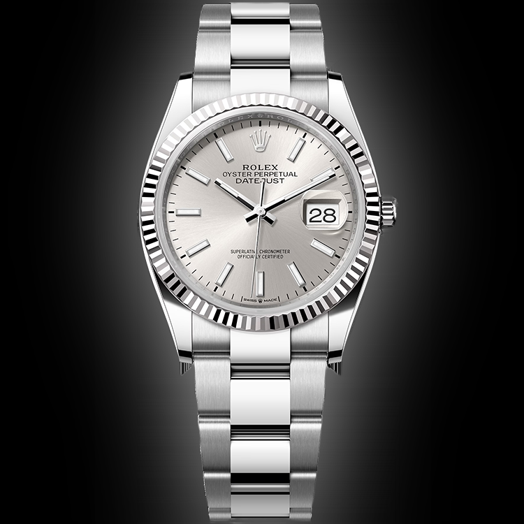 Rolex Datejust 34 115234 Silver Dial, Stainless Steel, 34.0 mm, 4.0 hz