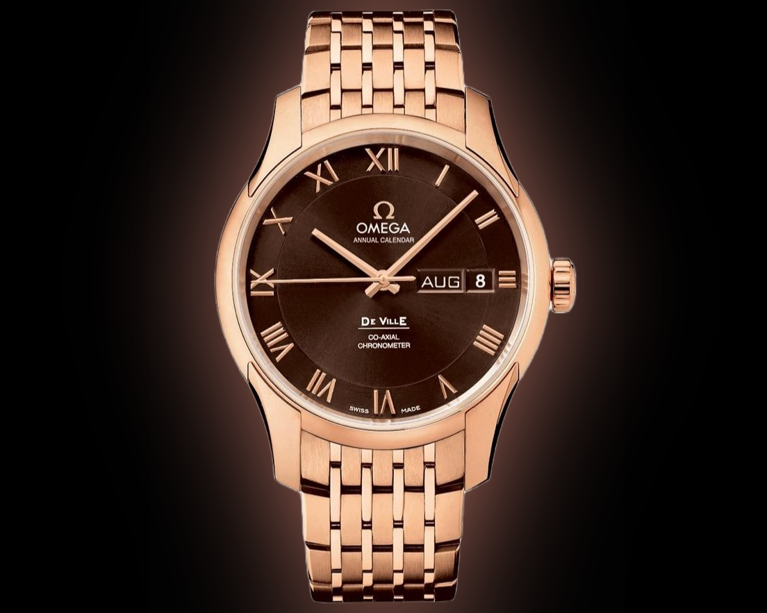 Omega De Ville 431.50 Brown Dial, Red Gold, 41.0 mm, Co-Axial
