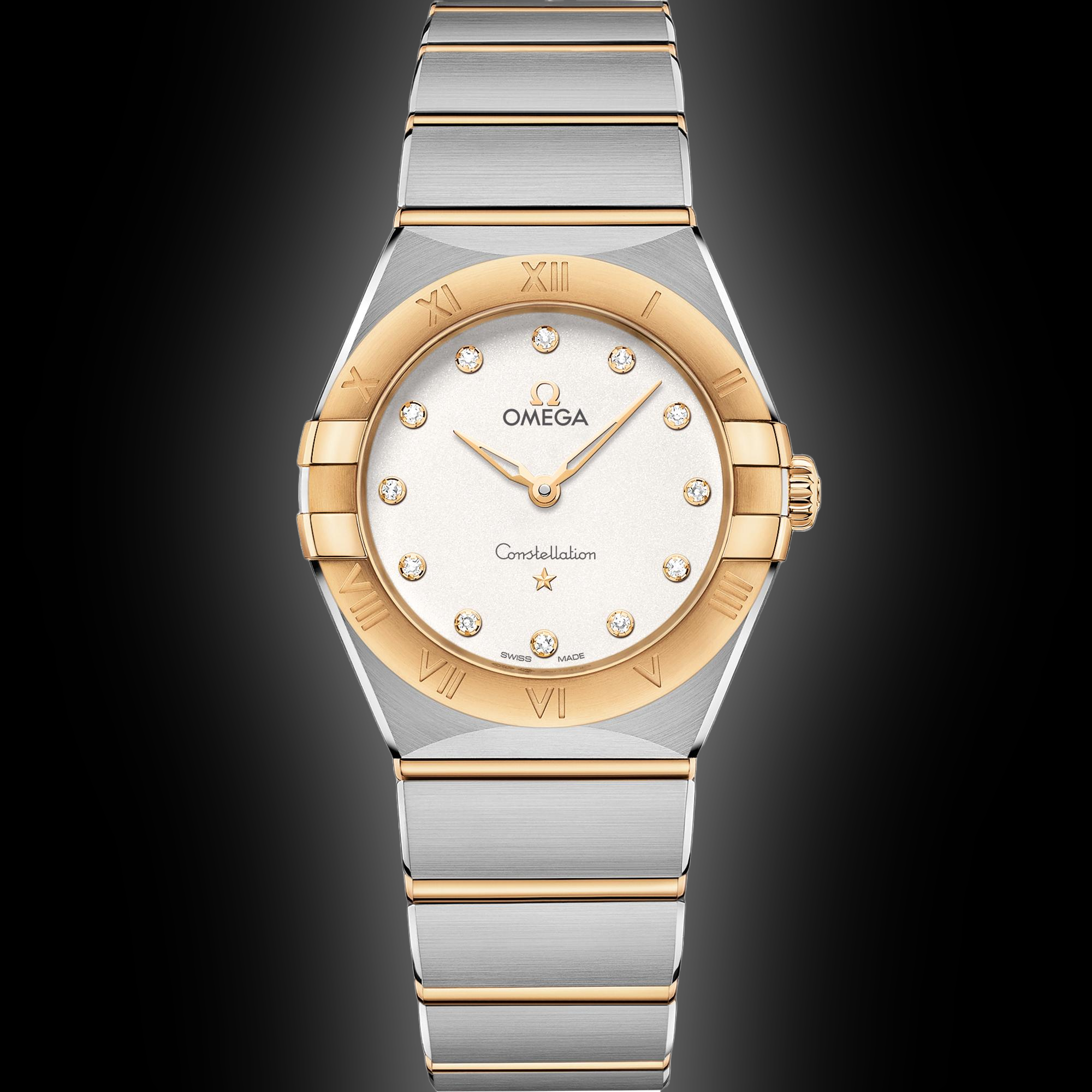 Omega Constellation 131.20 Silver Dial, Yellow Gold, 28.0 mm, 30.0 m