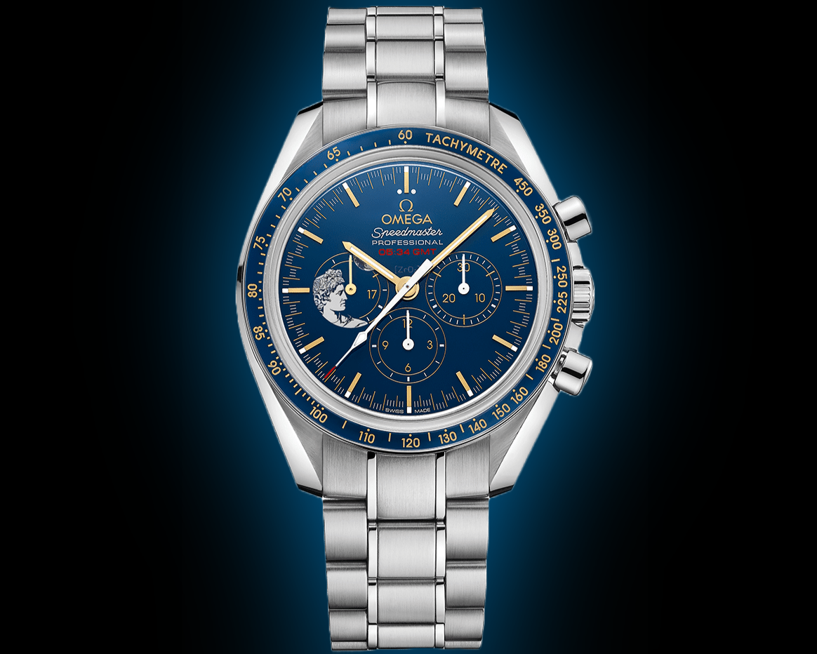Omega Speedmaster Moonwatch 311.30 Blue Dial, Ceramic, 42.0 mm, Apollo ...