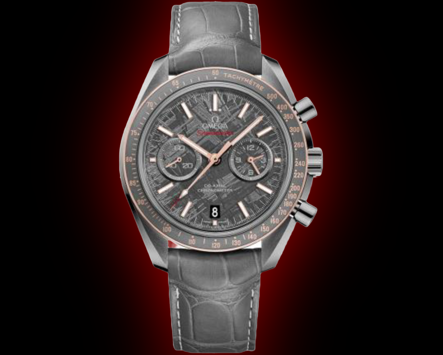 Omega Speedmaster Moonwatch Co-Axial Grey Side of the Moon Meteorite