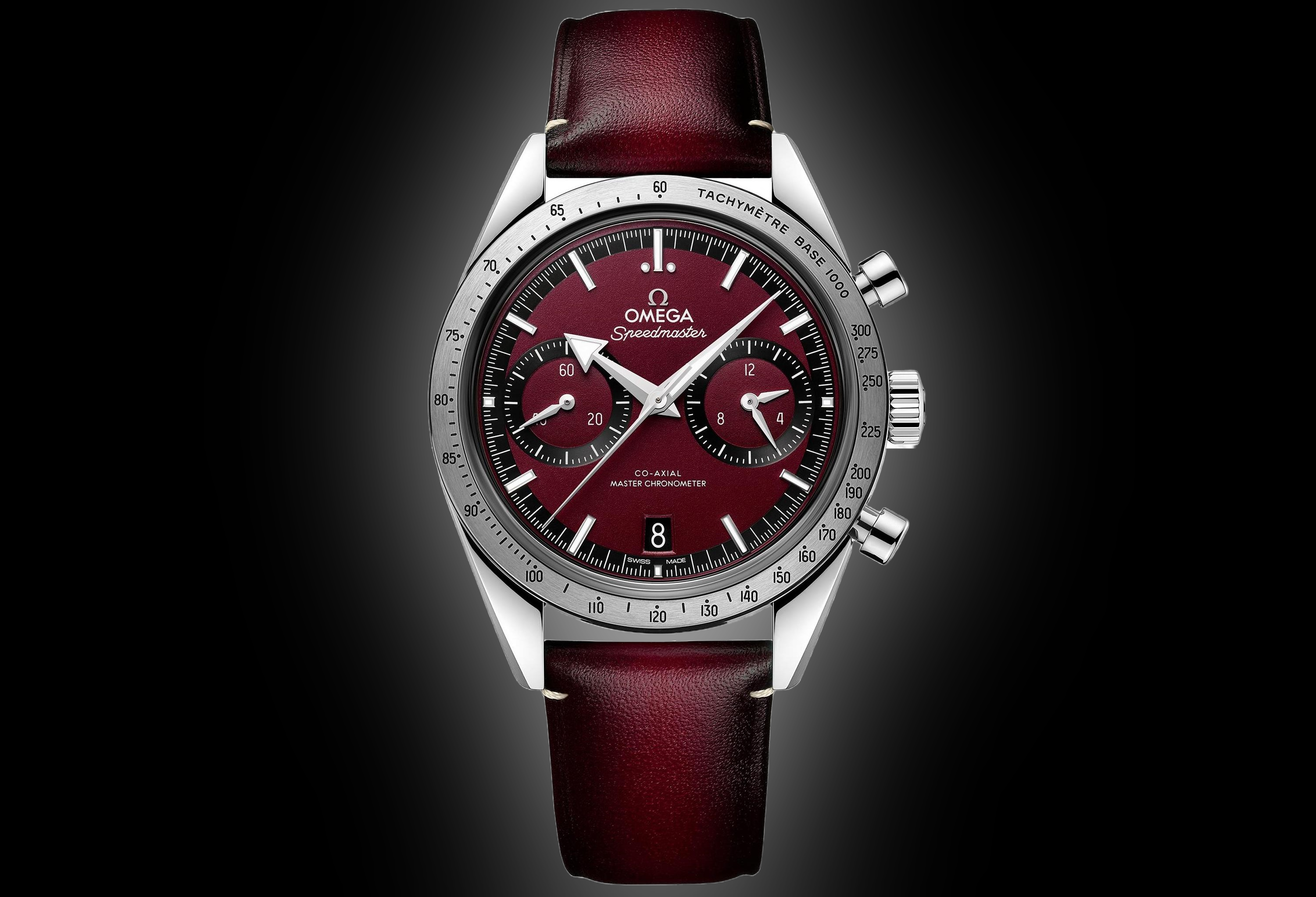 Omega Speedmaster 57 332.12 Red Dial, Stainless Steel, 40.5 mm, Manual ...