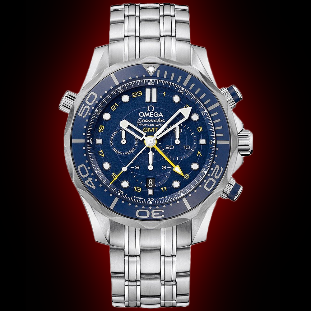 Omega Seamaster Diver 300M 212.30 Blue Dial, Stainless Steel, 44.0 mm, GMT