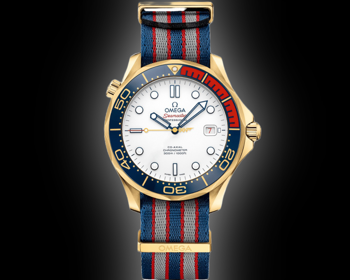 Omega Seamaster Diver 300M 212.62 Blue Dial, Yellow Gold, 41.0 mm ...