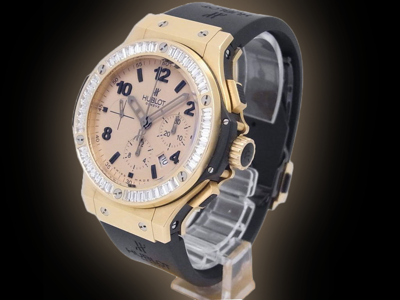 Hublot Big Bang 301.PI Gold Dial, 44.0 mm, Self Winding, Diamond Set