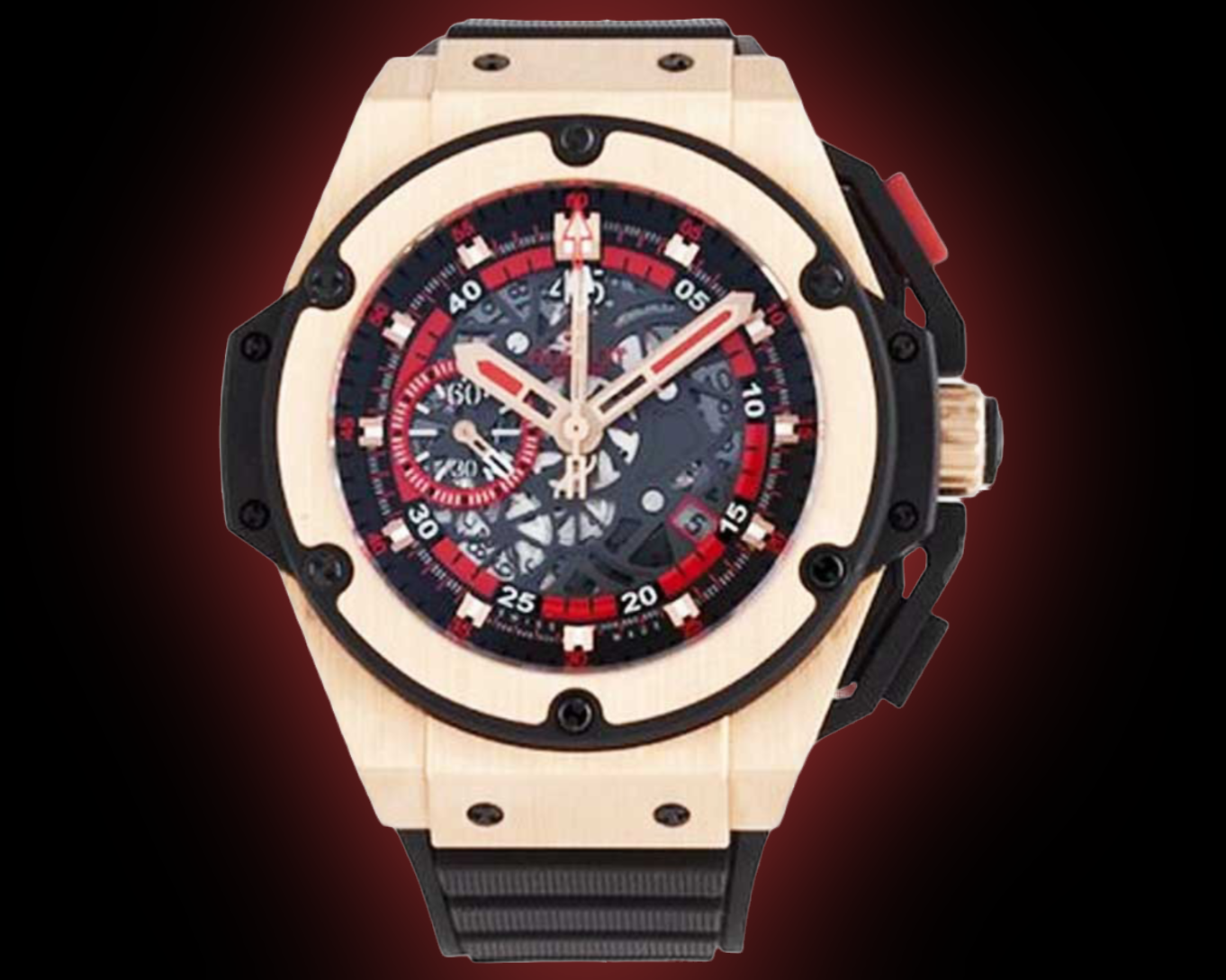 Hublot King Power 716.OM.1129.HR.EUP12 Skeleton Dial, 18kt Rose Gold ...