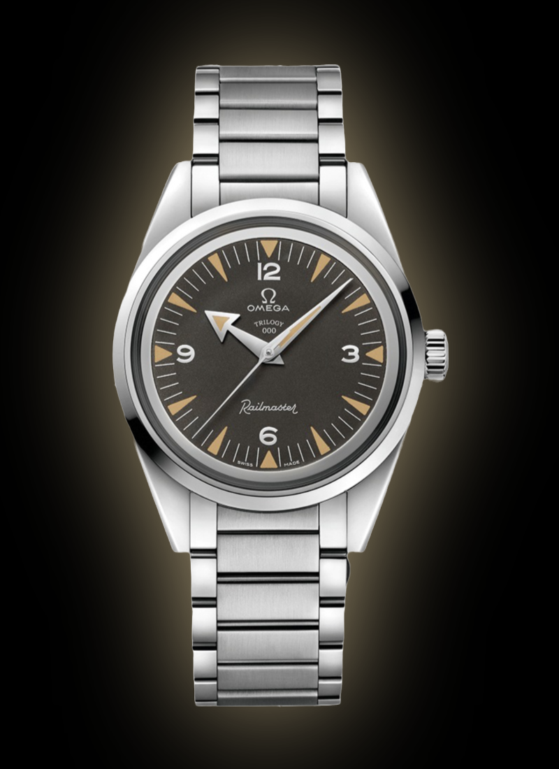 Omega Seamaster Railmaster 38 220.10 Black Dial, Stainless Steel, 60th ...