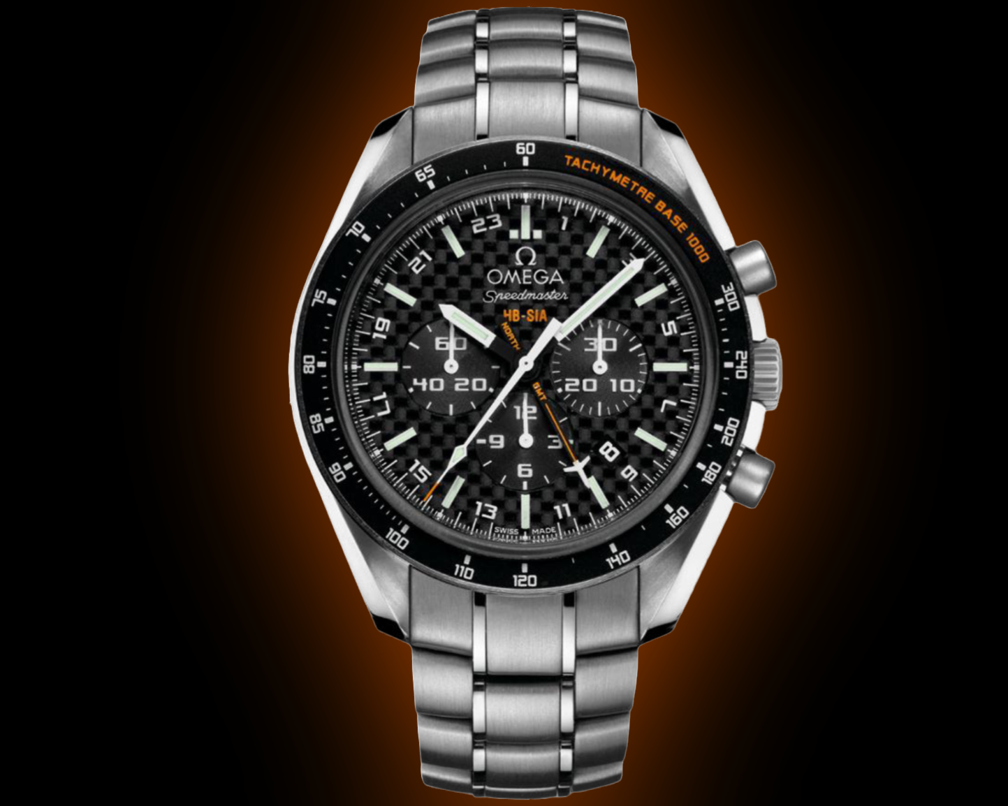 Omega Speedmaster Hb-Sia 321.90 Black Carbon Fiber Dial, Titanium, 44. ...