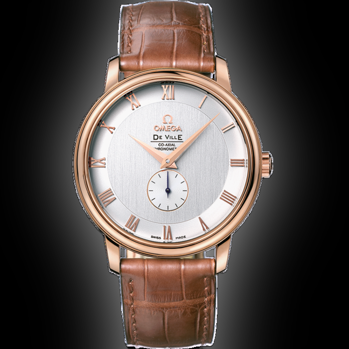 Omega De Ville Prestige 4614.30 Silver Dial, Red Gold, 39.0 mm, Co-Axial