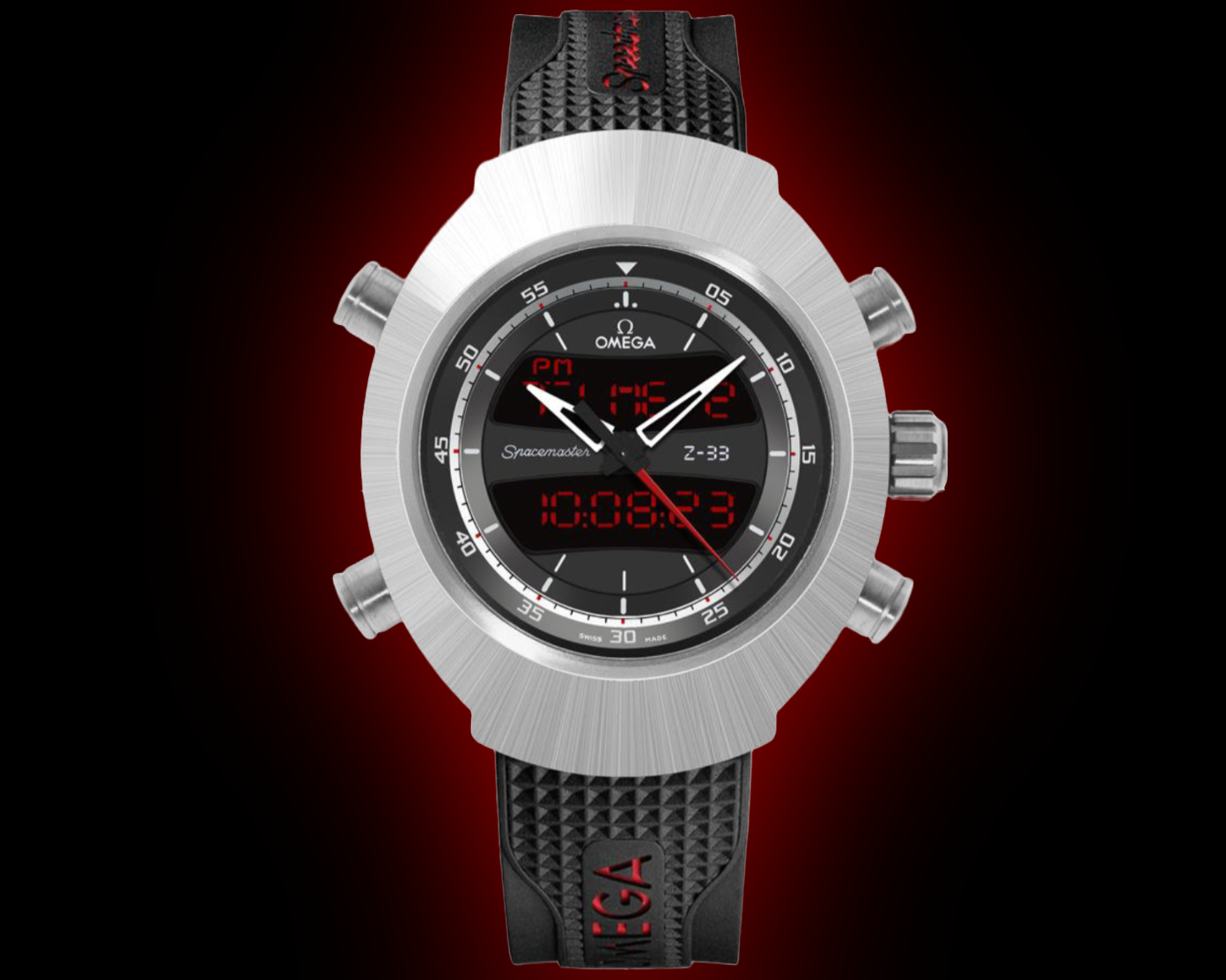 Omega Spacemaster 325.92 Black Dial, Titanium, 53.0 mm, Speedmaster Z-33