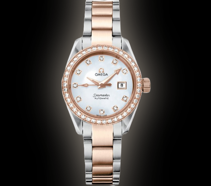 Omega Seamaster Aqua Terra 150M 2365.75 White Dial, Red Gold, 29.2 mm ...