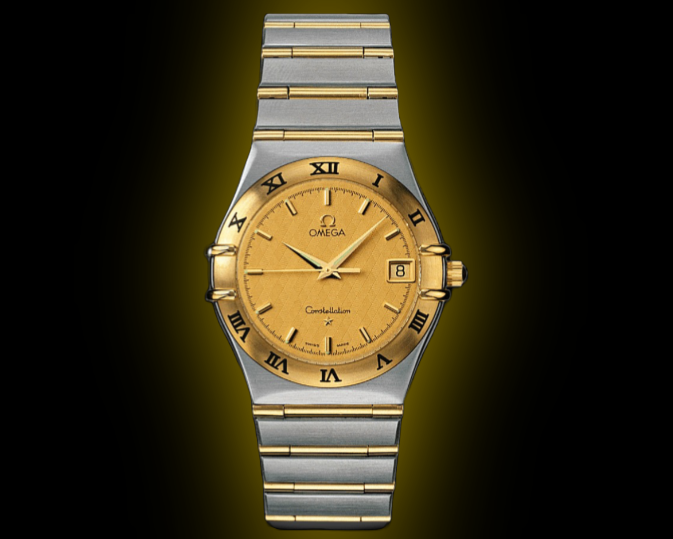 Omega Constellation 1212 Ivory Dial, 18kt Yellow Gold, Quartz, Unisex Watch