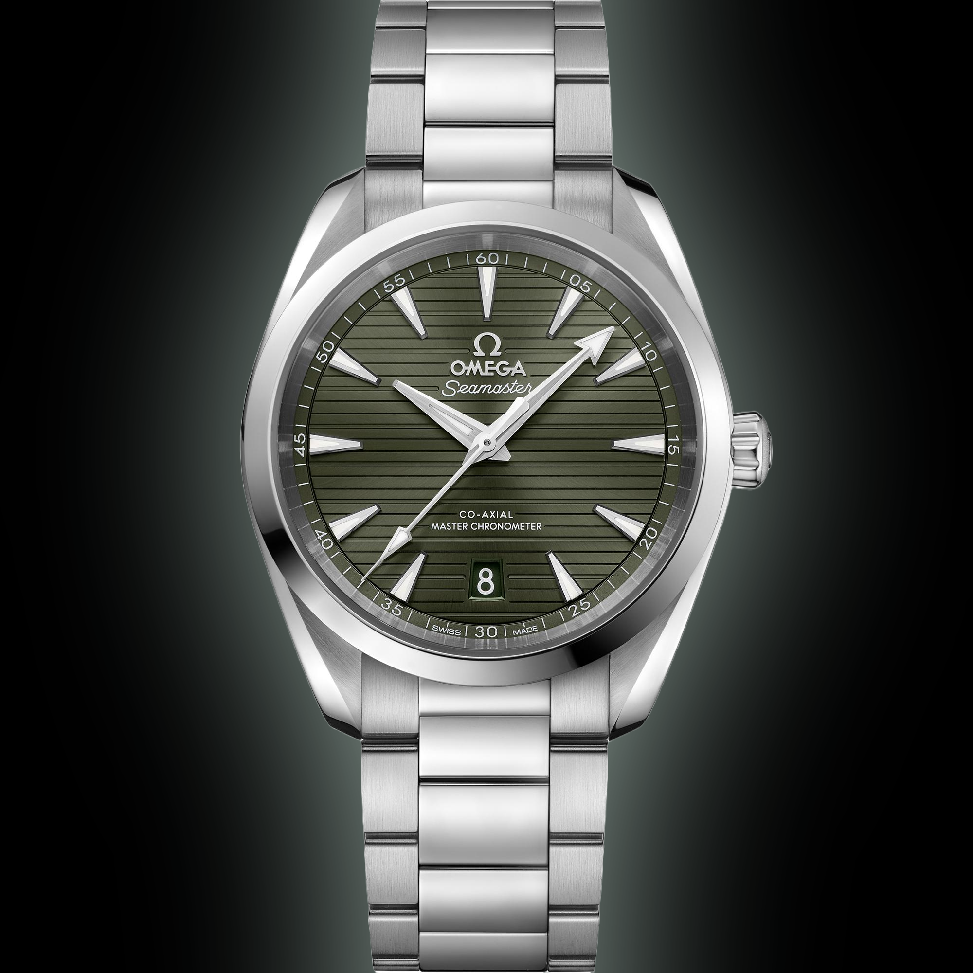 Omega Seamaster Aqua Terra 150M 220.10 Green Dial, Stainless Steel, 38. ...