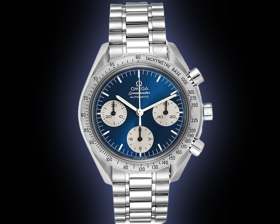 Omega Speedmaster Reduced 3510.82 Blue Dial, Stainless Steel, 39.0 mm ...