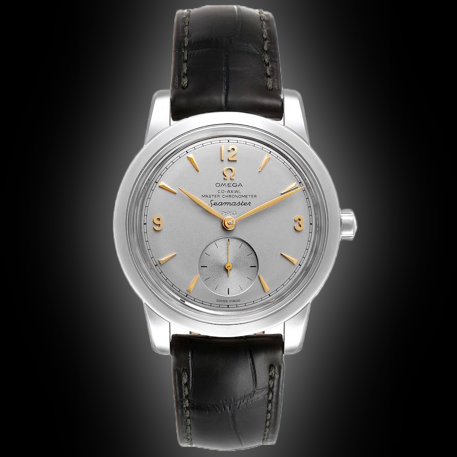 Omega Seamaster 511.93 Silver Dial, Platinum, 38.0 mm, 1948 Small Seconds