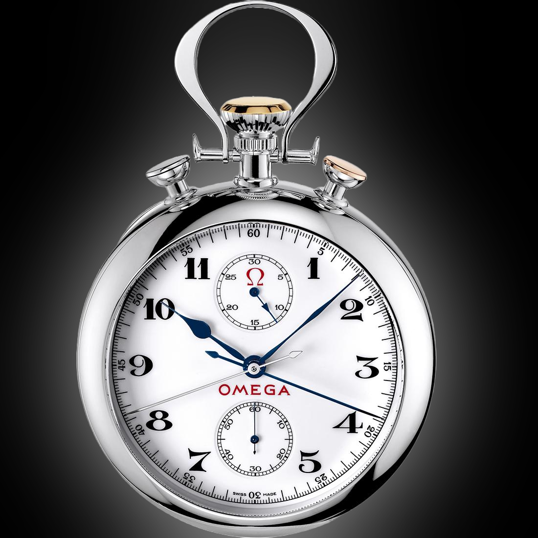 Omega Specialities 5110 White Dial, 70.0 mm, Olympic Pocket Watch 1932 ...