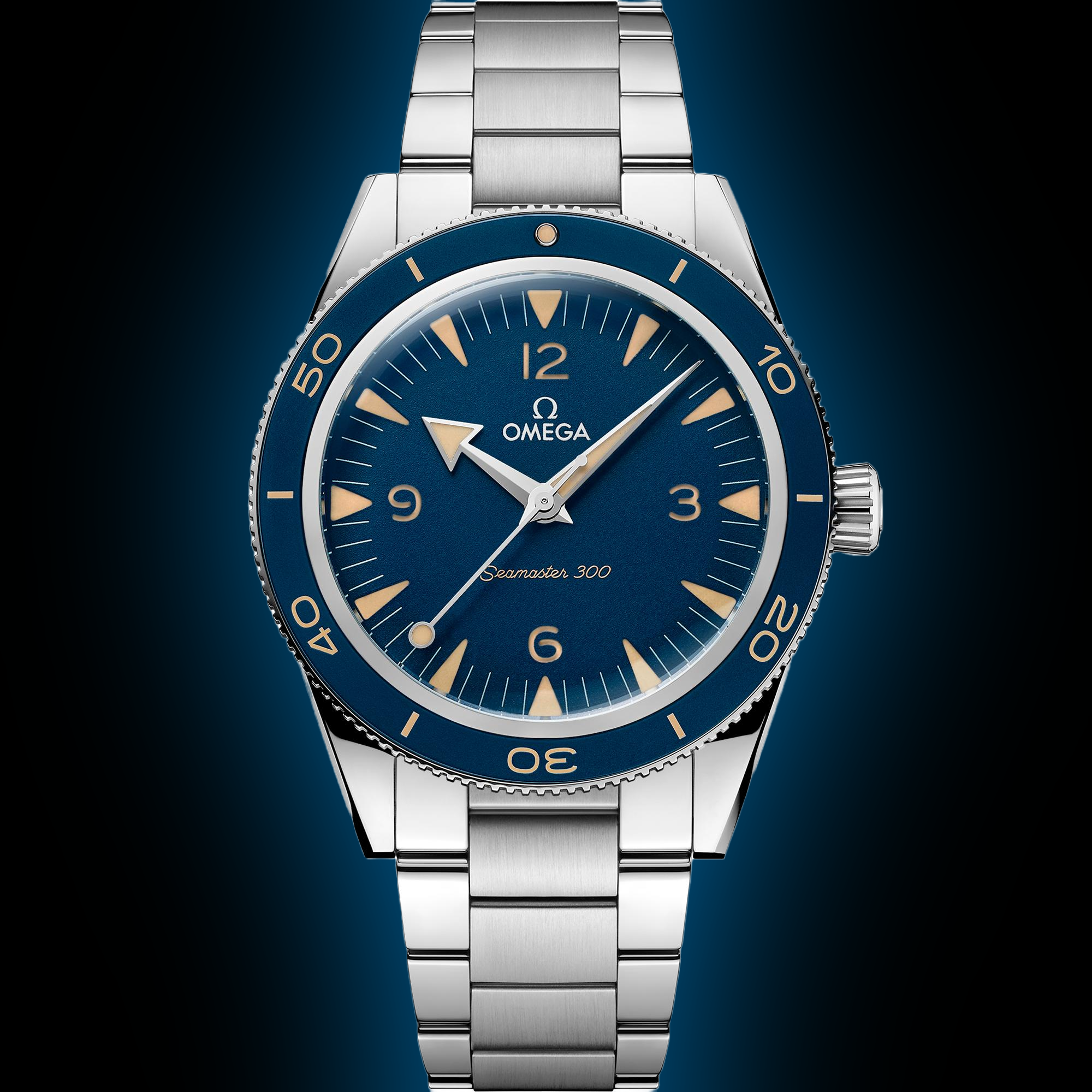 Omega Seamaster 300 Heritage Models 234.30 Blue Dial, Stainless Steel ...