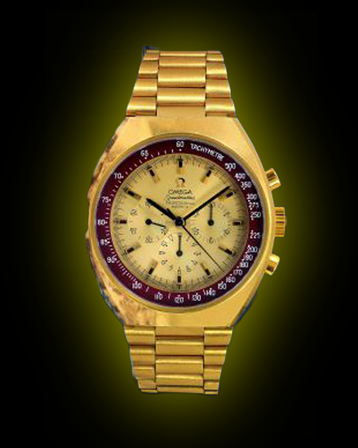 Omega Speedmaster Moonwatch MD 145 Gold Dial, Stainless Steel, 41.75 mm ...