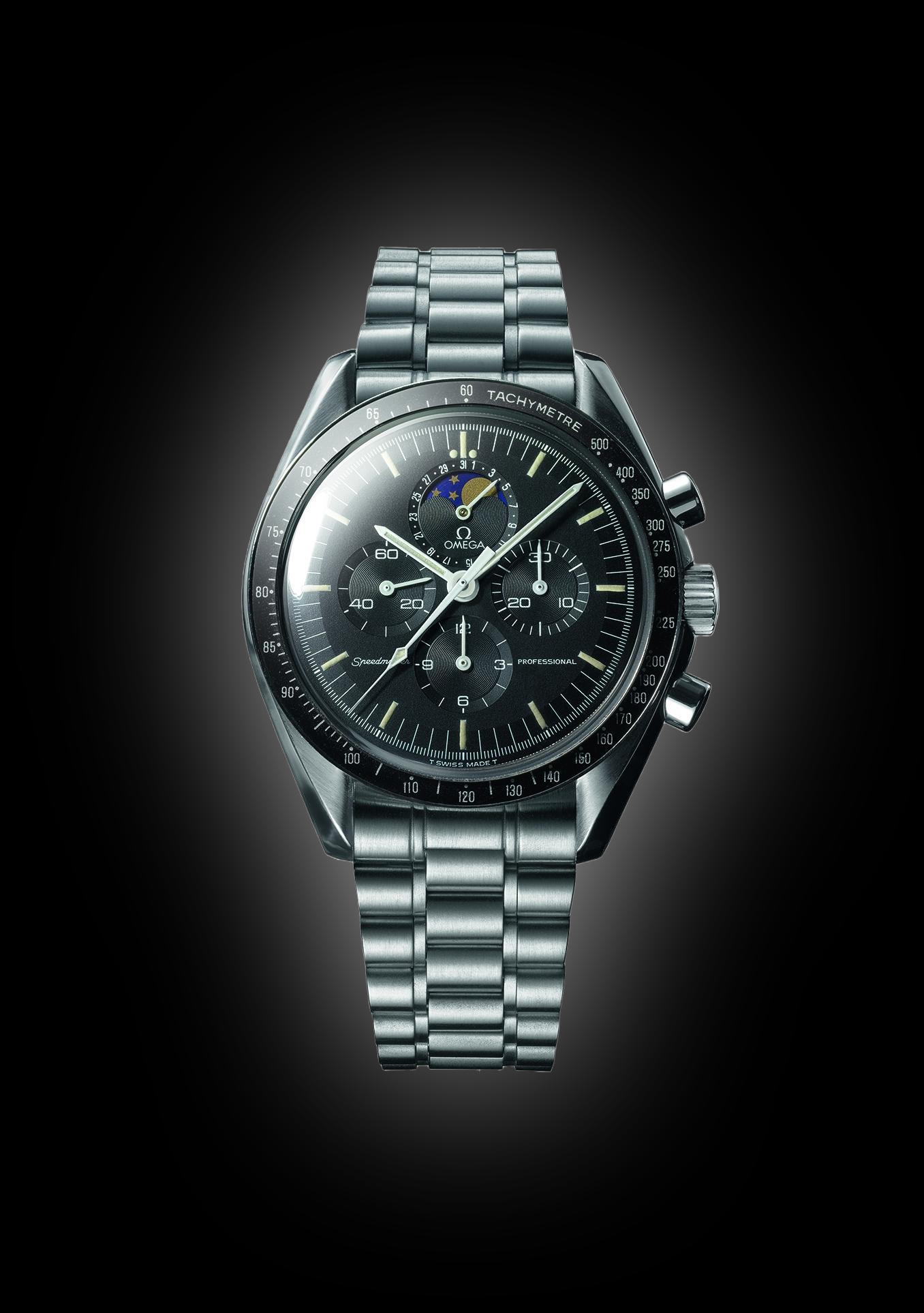 Omega Speedmaster Moonwatch ST 345 Black Dial, Stainless Steel, 42.0 mm ...