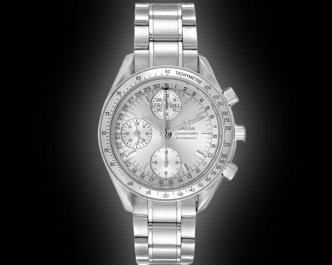 Omega Speedmaster Day-Date 3523.30 Silver Dial, Stainless Steel, 39.0 ...