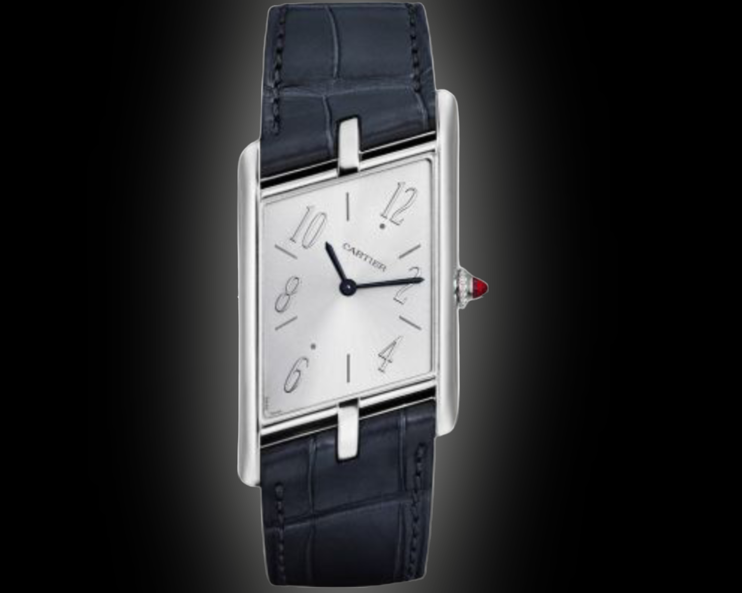 Cartier Tank Asymétrique WGTA Silver Dial, Platinum, 26.1 mm, Manual ...